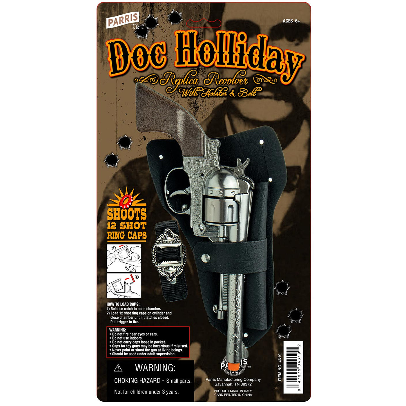 DOC HOLIDAY HOLSTER SET — Parris Toys